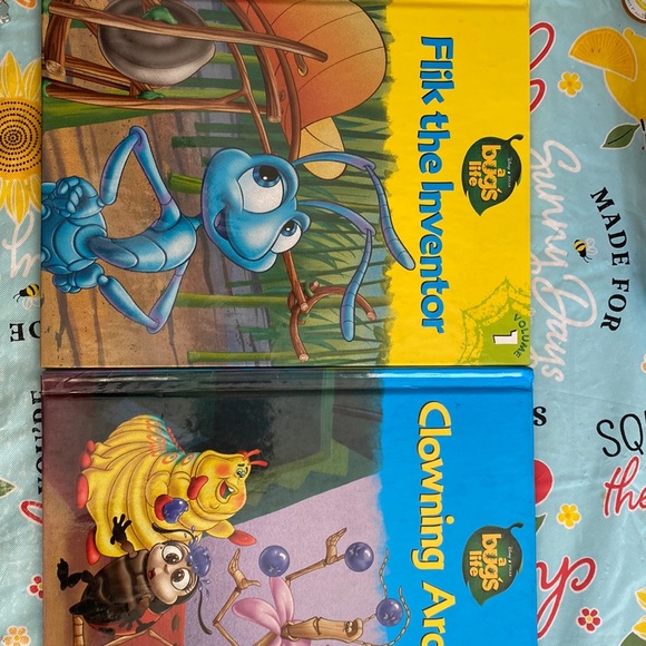 Disney | Other | 2 Hardback Books Disney Pixar A Bugs Life 5 Great ...